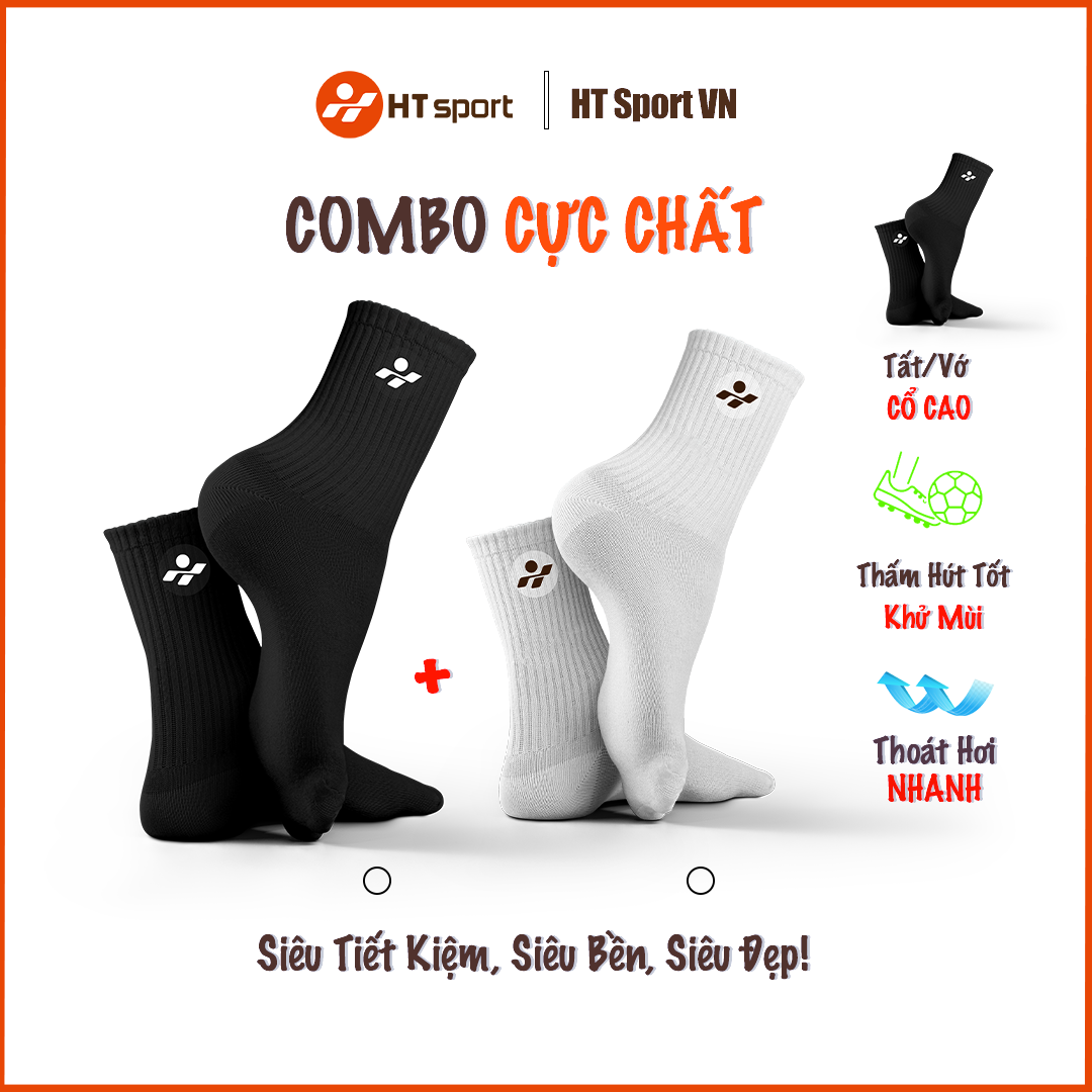 Combo 6 đôi tất thể thao HT Sport - HT Official - Coffee & More