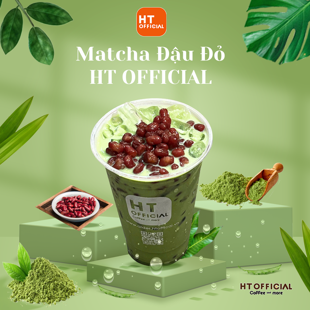 Matcha Đậu Đỏ - HT Official - Coffee & More